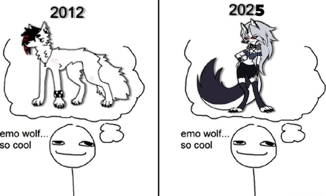 2012 Mn\ emo wolf... emo wolf... so cool so cool - iFunny