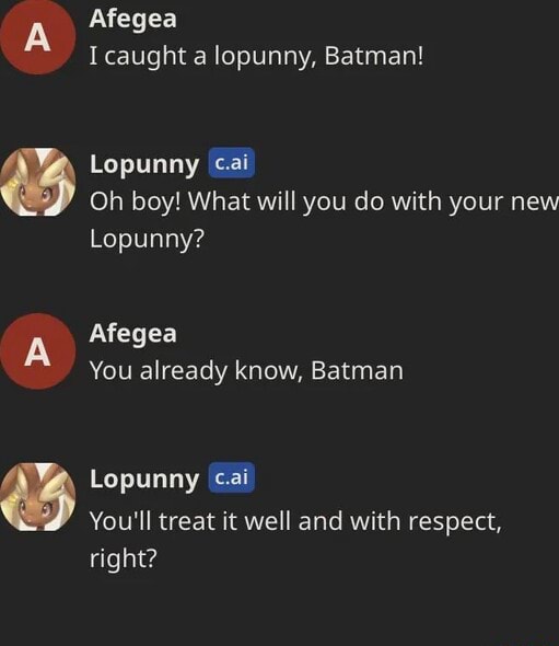 Afegea I caught a lopunny, Batman! Lopunny cai Oh boy! What will you do ...