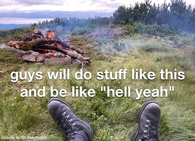 Guys will do stuff like this and be like "hell yeah" mace with ...