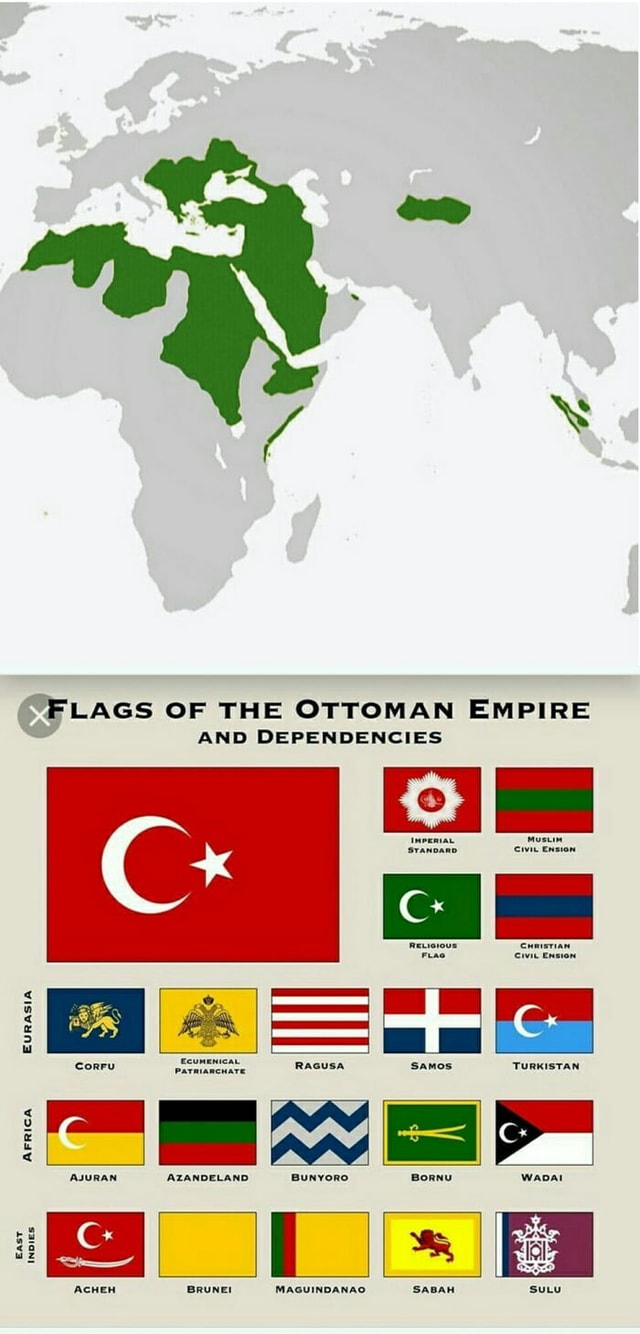 FLAGS OF THE OTTOMAN EMPIRE AND DEPENDENCIES Bares BorNU MAGUINDANAO ...
