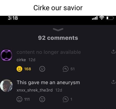 Cirke our savior 92 comments cirke ( This gave me an aneurysm xnxx ...