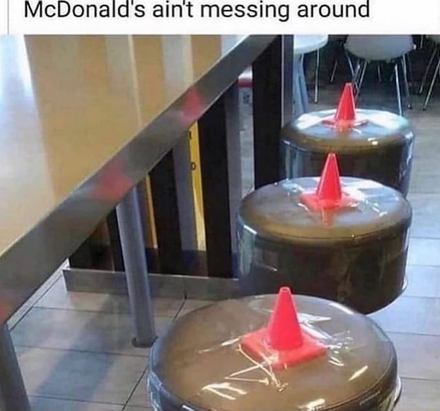 McDonalds aint messing around - iFunny