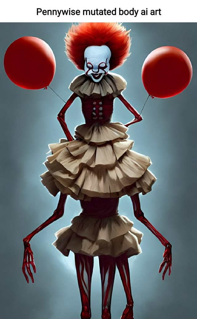Pennywise mutated body ai art - iFunny