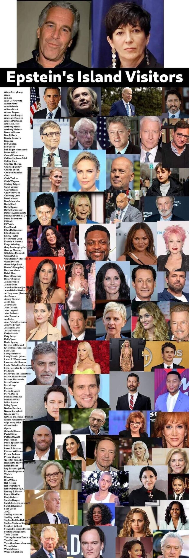 I Epstein' Island Visitors Adam PerryLang 'Alec Baldwin Allison Mack ...