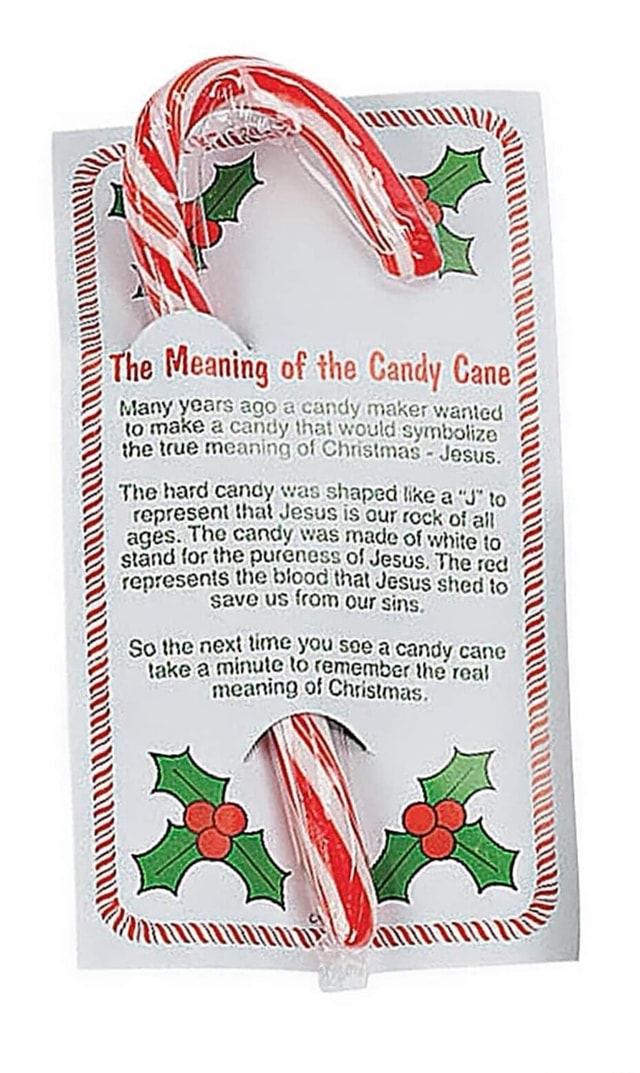 The I Meaning of the Candy Cane Many years ago a candy maker wanted to ...
