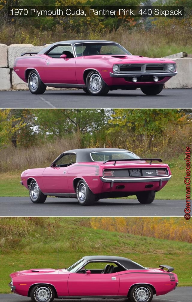 1970 Plymouth Cuda, Panther Pink, 440 Sixpack - America’s best pics and ...