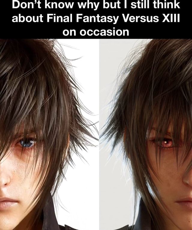 Don't Know why but I still think about Final Fantasy Versus XIll ___on ...