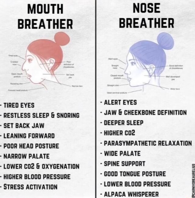 MOUTH BREATHER TIRED EYES - RESTLESS SLEEP & SNORING SET BACK JAW ...