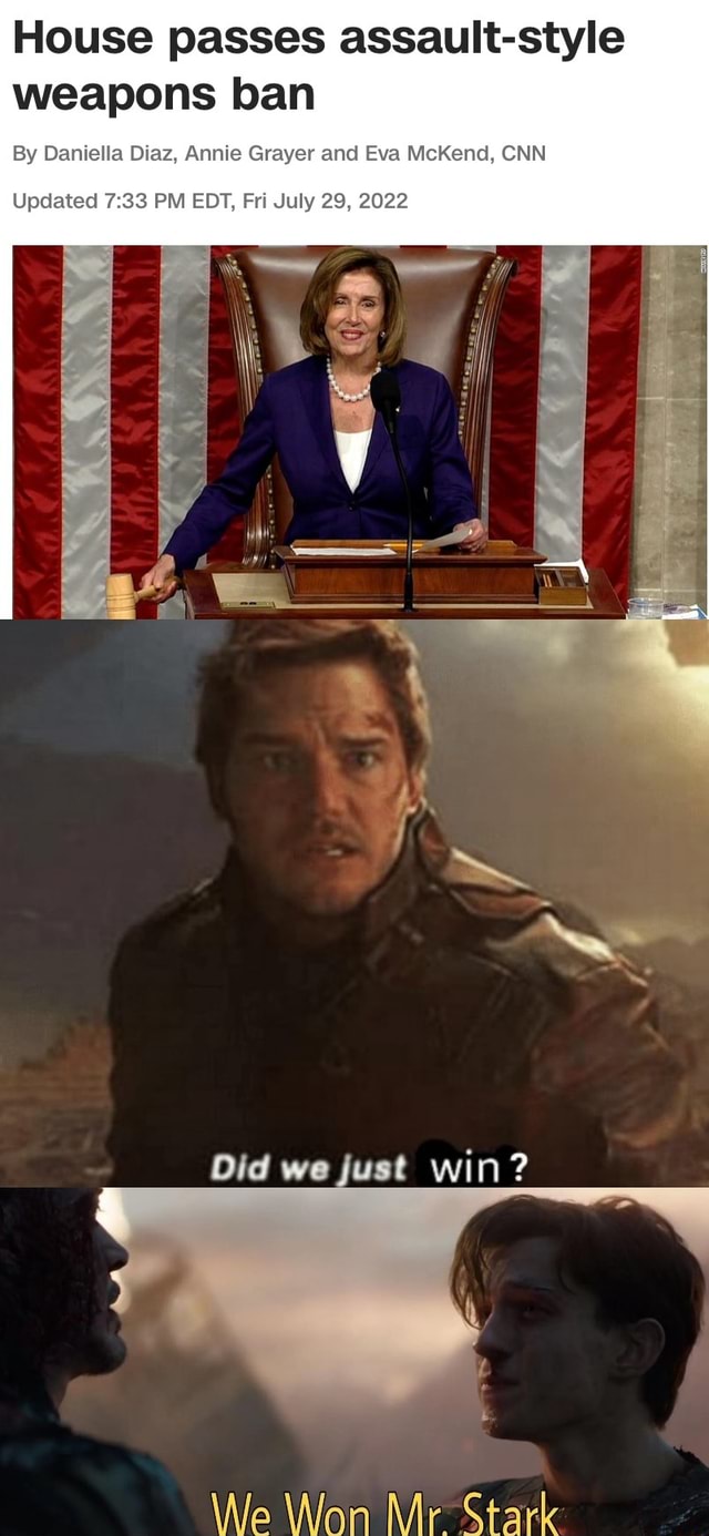 House passes assault-style weapons ban By Daniella Diaz, Annie Grayer ...