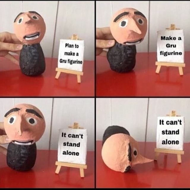 Make a Gru figurine - iFunny