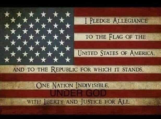] PLEDGE ALLEGIANCE TO THE FLAG OF THE UNITED STATES OF AMERICA, THE ...