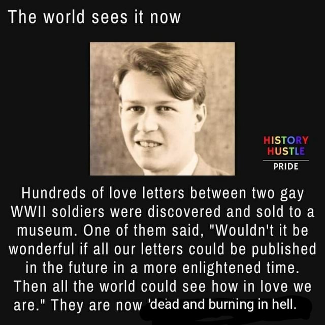 The world sees it now HISTORY HUSTLE PRIDE Hundreds of love letters ...