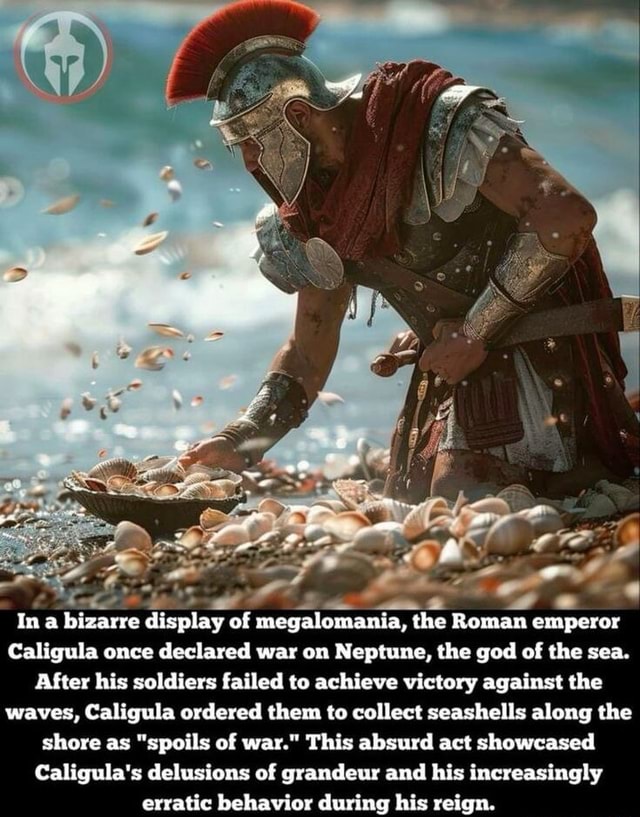 Ina bizarre display of megalomania, the Roman emperor Caligula once ...