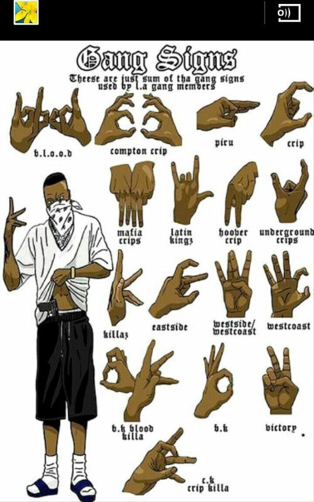 Of signs crip pitu crip compton crip hoover underground crip crips we ...