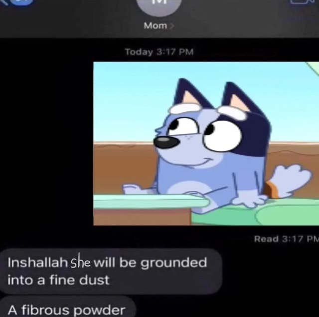 Fy Read Inshallah She will be grounded into a fine dust A fibrous ...