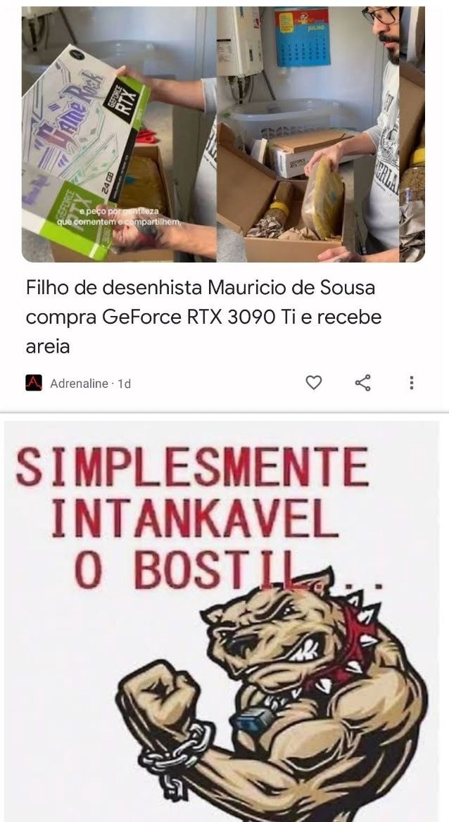 Filho de desenhista Maurício de Sousa compra GeForce RTX 3090 Ti e ...