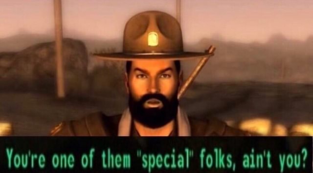 SS. You're one of them "special' folks, ain't you? - iFunny
