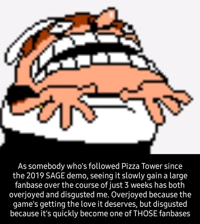 As somebody who's followed Pizza Tower since the 2019 SAGE demo, seeing ...
