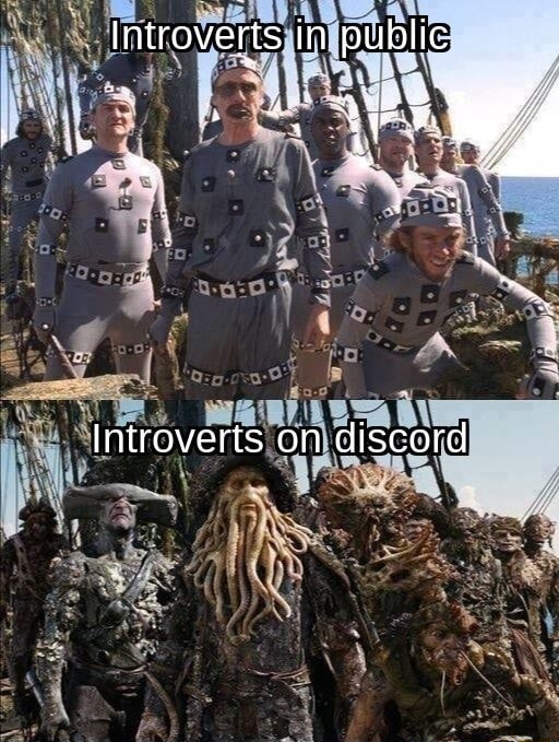 Introverts in public Introverts on discord - iFunny