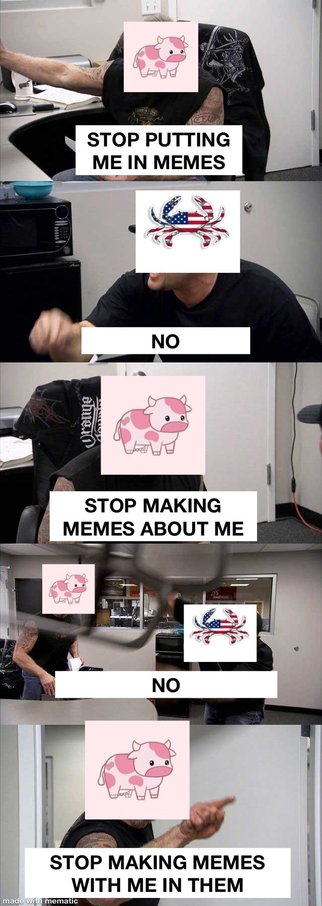 STOP PUTTING ME IN MEMES STOP MAKING MEMES ABOUT ME "STOP MAKING MEMES ...