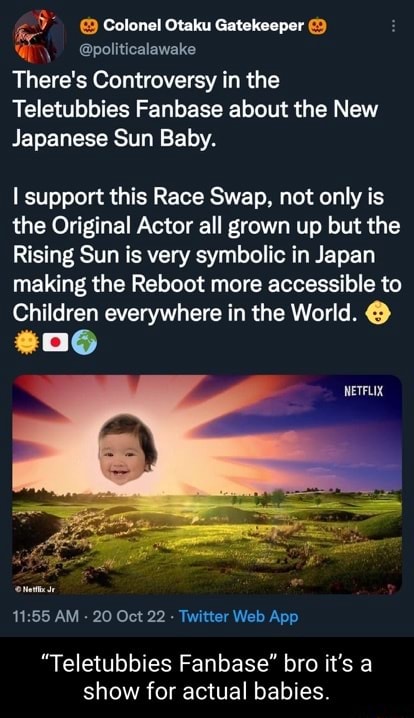 @ Colonel Otaku Gatekeeper @politicalawake There's Controversy in the ...