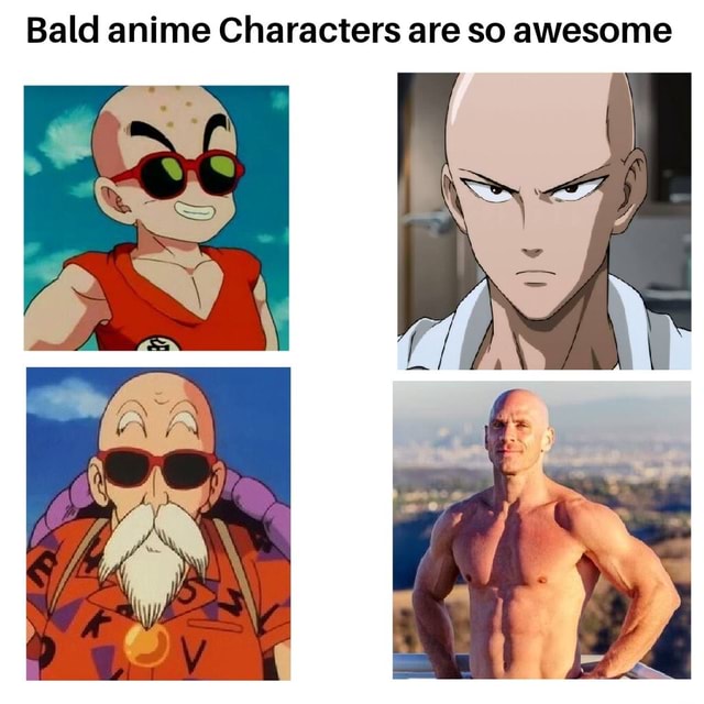 Bald anime Characters are so awesome - iFunny