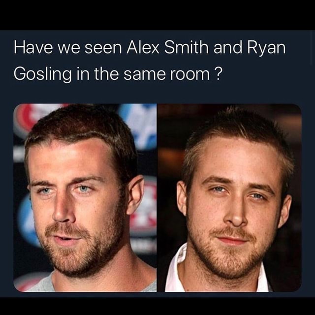 Have we seen Alex Smith and Ryan Gosling in the same room ? - America’s ...