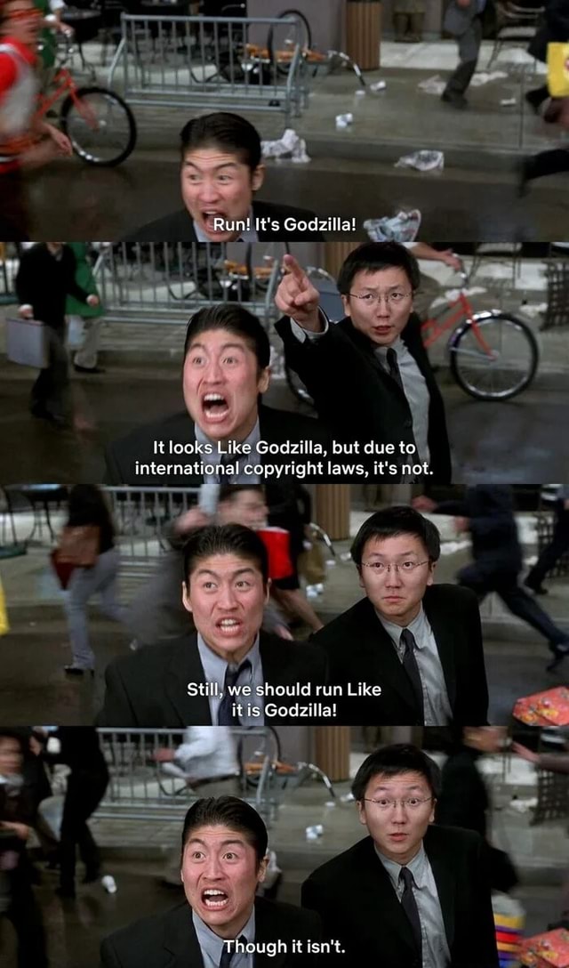 Ruri! It's Godzilla! looks Like Godzilla, but due to international ...