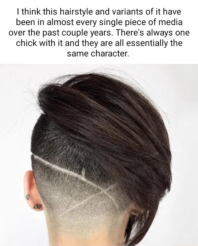 Think this hairstyle and variants of it have been in almost every ...