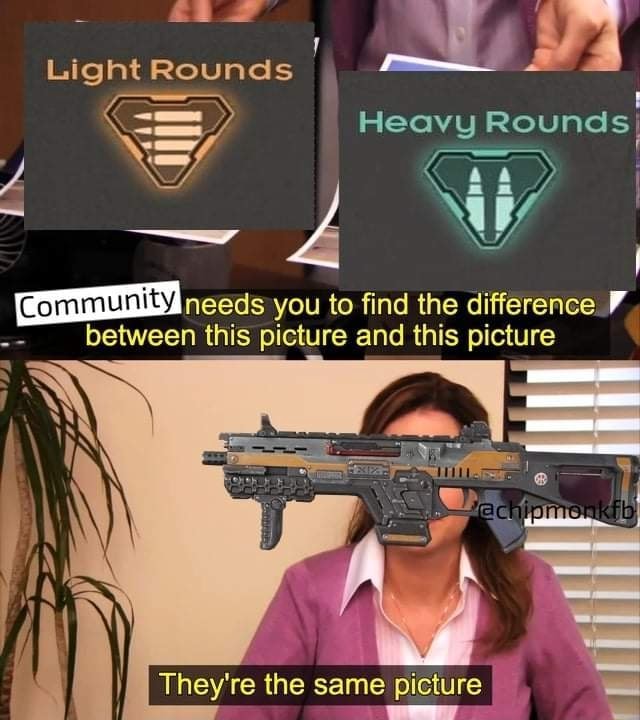 Light Rounds Heavy needs you to find the difference between this ...