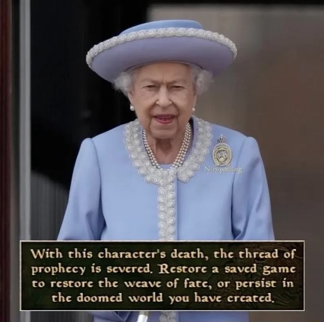 Al Wich chis character's death, che thread of prophecy is severed ...