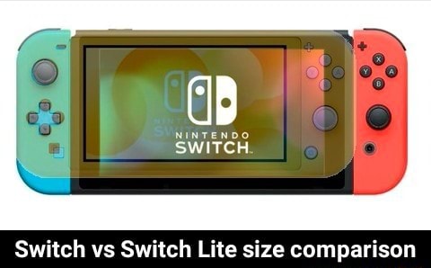 Switch vs Switch Lite size comparison - Switch vs Switch Lite size ...