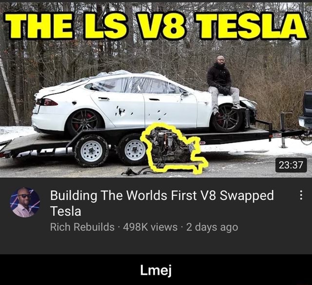 Building The Worlds First Swapped Tesla Rich Rebuilds - 498K views 2 ...