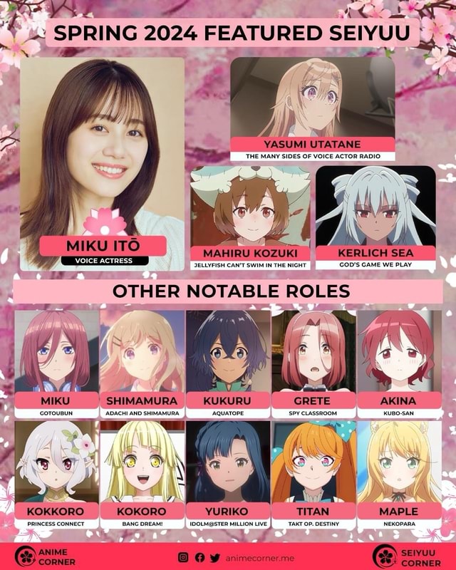 SPRING 2024 FEATURED SEIYUU re THE MANY SIDES OF VOICE ACTOR RADIO 5 ...