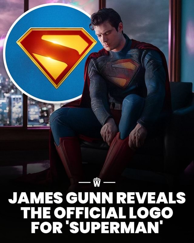 James Gunn has revealed the new logo for his forthcoming “Superman ...
