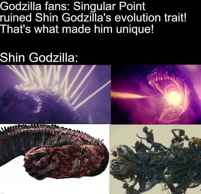 Godzilla fans: Singular Point ruined Shin Godzilla's evolution trait ...