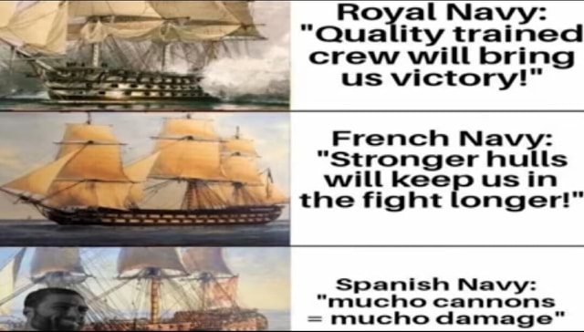 Royal Navy: "Quality trained crew will bring us victory!" French Na ...