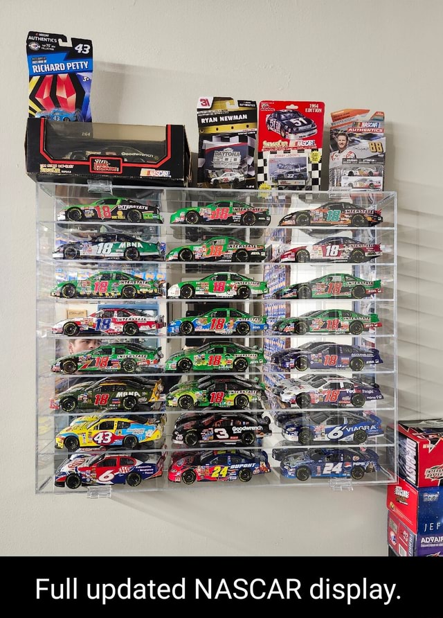 Full updated NASCAR display. - iFunny