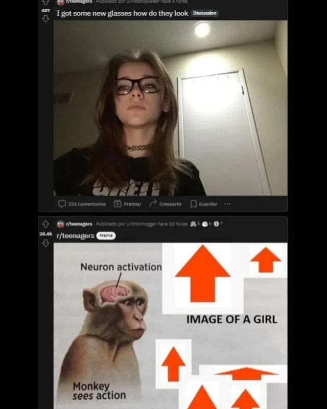 Got some new glasses how do they look Neuron activation IMAGE OF GIRL ...