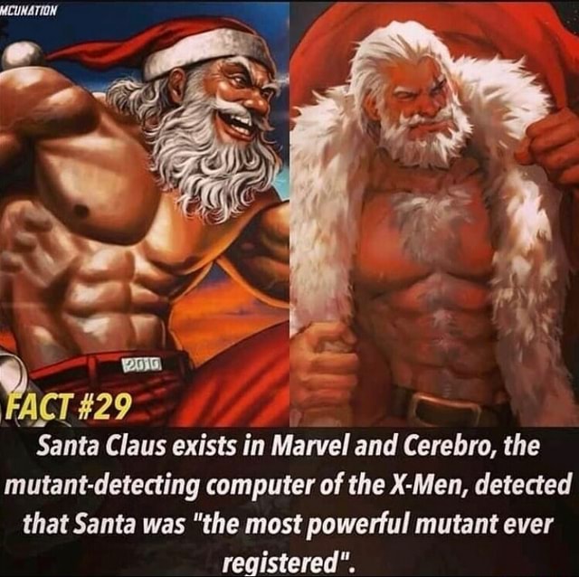 MCUNATION LAS ACT #29 Santa Claus exists in Marvel and Cerebro, the ...