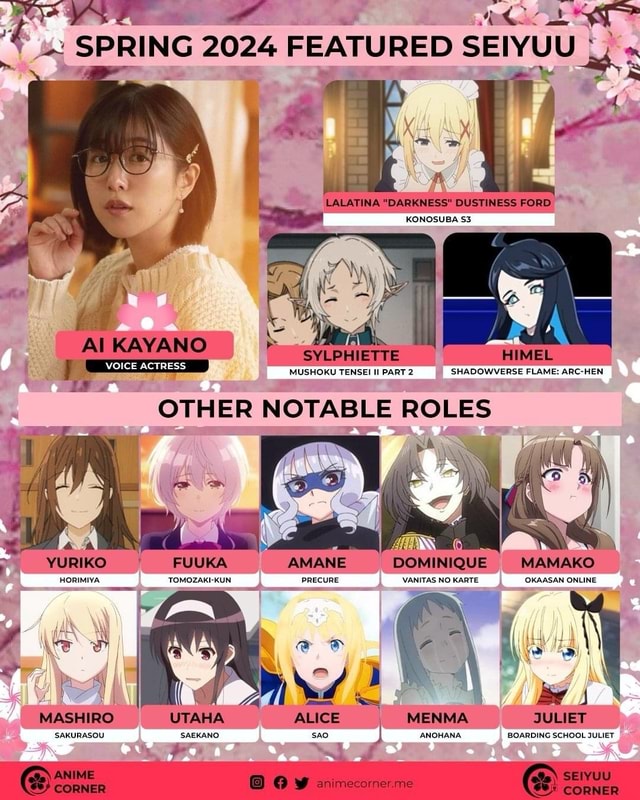SPRING 2024 FEATURED SEIYUU LALATING "DARKNESS" boo AL LA Al KAYANO ...