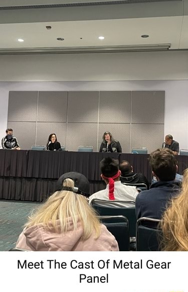 Meet The Cast Of Metal Gear Panel - iFunny