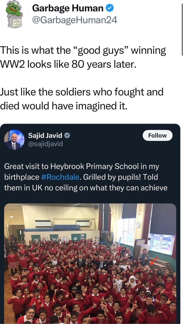 Garbage Human @ @GarbageHuman24 his is what the "good guys" winning ...