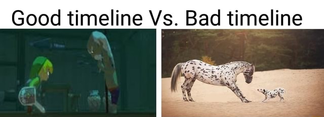 Good timeline Vs. Bad timeline - iFunny