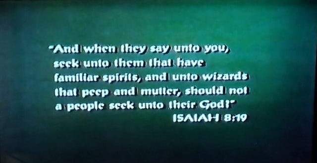 "And when they unto you), seck unto them have, familiar spirits, and ...