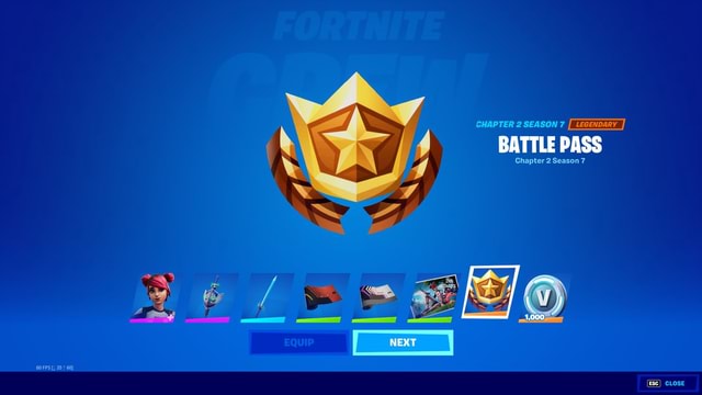 CHAPTER 2 SEASON 7 BATTLE PASS Chapter 2 Season 7 60 FPS [I 351 60 ...