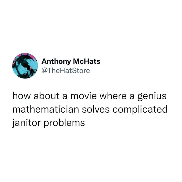 How about a movie where a genius mathematician solves complicated ...