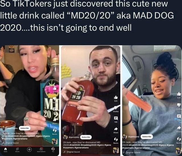 So TikTokers just discovered this cute new little drink called aka MAD ...