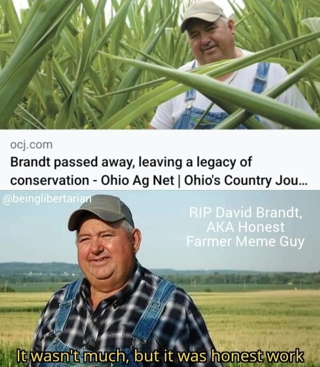 Brandt passed away, leaving a legacy of conservation - Ohio Ag Net I ...