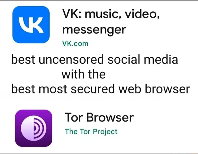 VK: music, video, messenger best uncensored social media with the best most secured web browser ...